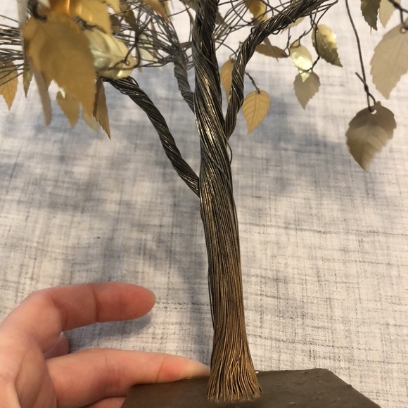 Vintage | Accents | Vintage Mcm J E Tramel Twisted Metal Wire Tree ...